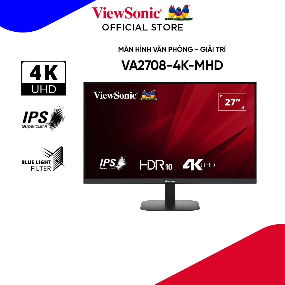Màn Hình ViewSonic VA2708-4K-MHD (27 inch - 4K - IPS - 60Hz - 4ms ...