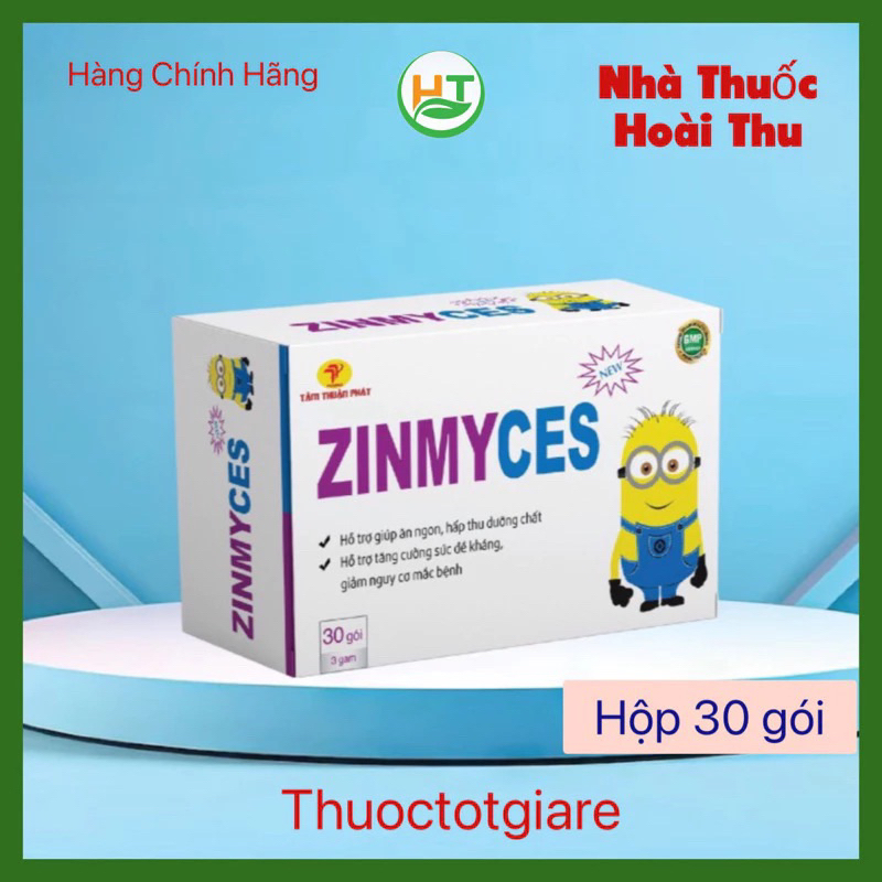 Zinmyces - giúp cân bằng vi sinh đường ruột, hỗ trợ ăn ngon , tiêu hoá ...