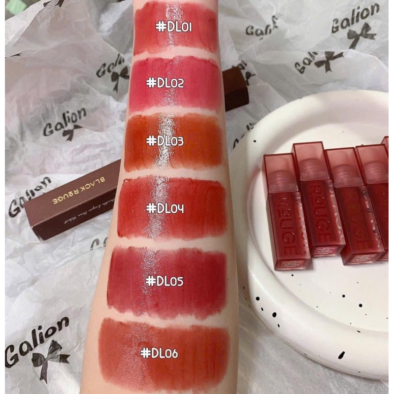 Son Kem Black Rouge Double Layer Over Velvet Màu DL01 DL02 DL03 DL04 ...