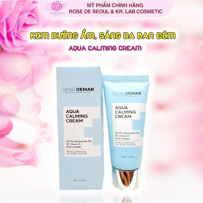 Kem đêm SENA DEMAR AQUA CALMING CREAM 30ml/tuýp hạn 2027 ( Kem đêm ...