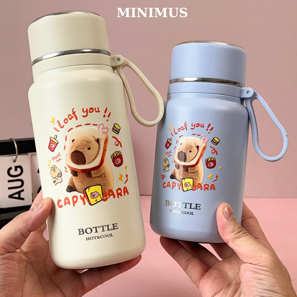 Bình giữ nhiệt CAPYBARA-I Loaf You thể tích 650ML/850ML Inox Sus 316 giữ nóng và lạnh (BN138 ...