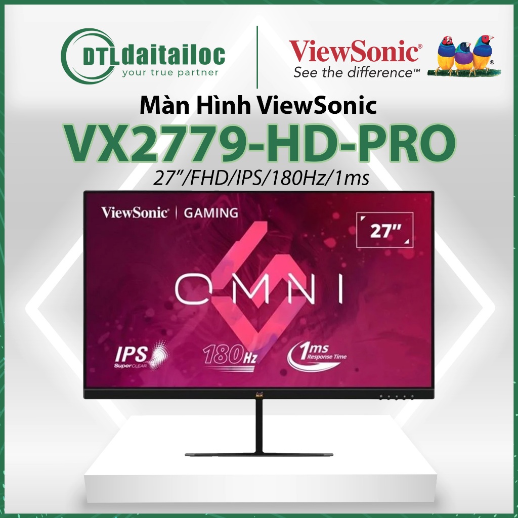 Màn hình Viewsonic VX2779-HD-PRO 27"FHD IPS 180Hz 1ms | Hàng Chính Hãng | Bảo Hành 36 Tháng ...