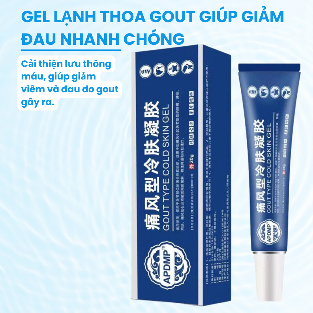 Gel lạnh thoa gout, giảm đau, cải thiện tình trạng đau nhức khớp gối ...