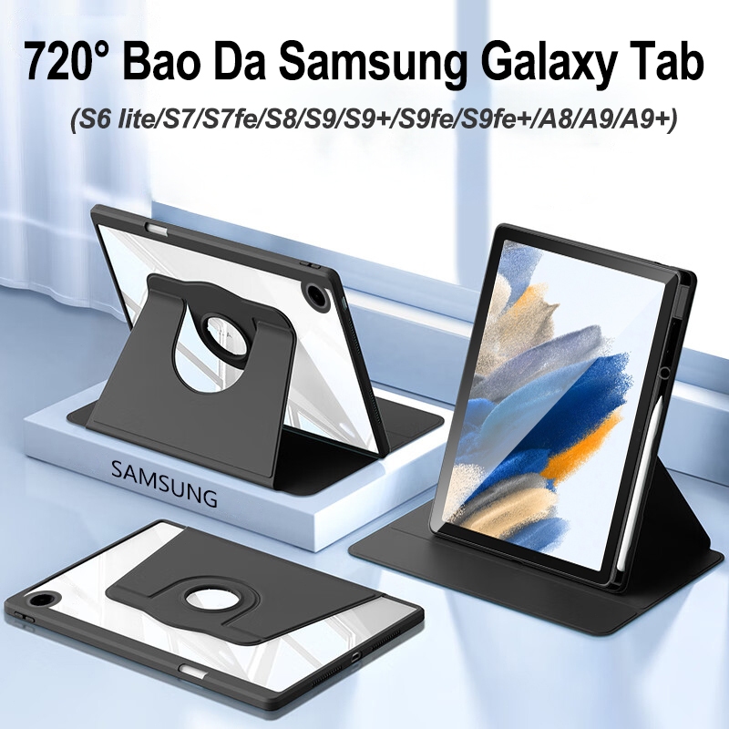 Bao da Xoay 720° cho Samsung Galaxy Tab S6Lite/S9/S9Plus Chất liệu ...
