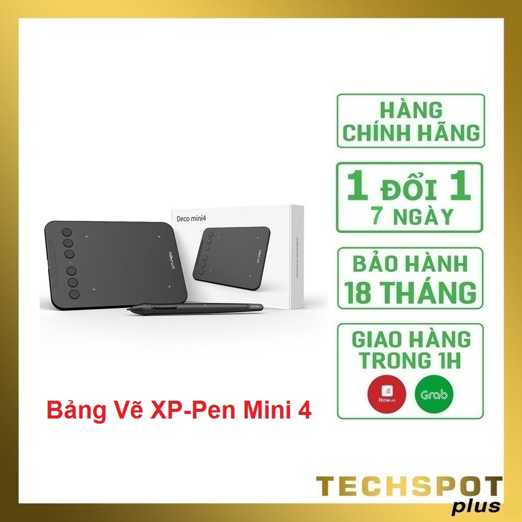 Bảng Vẽ Điện Tử XP-Pen Deco Mini4 Android 8192 Mức Lực Nhấn | Hàng ...