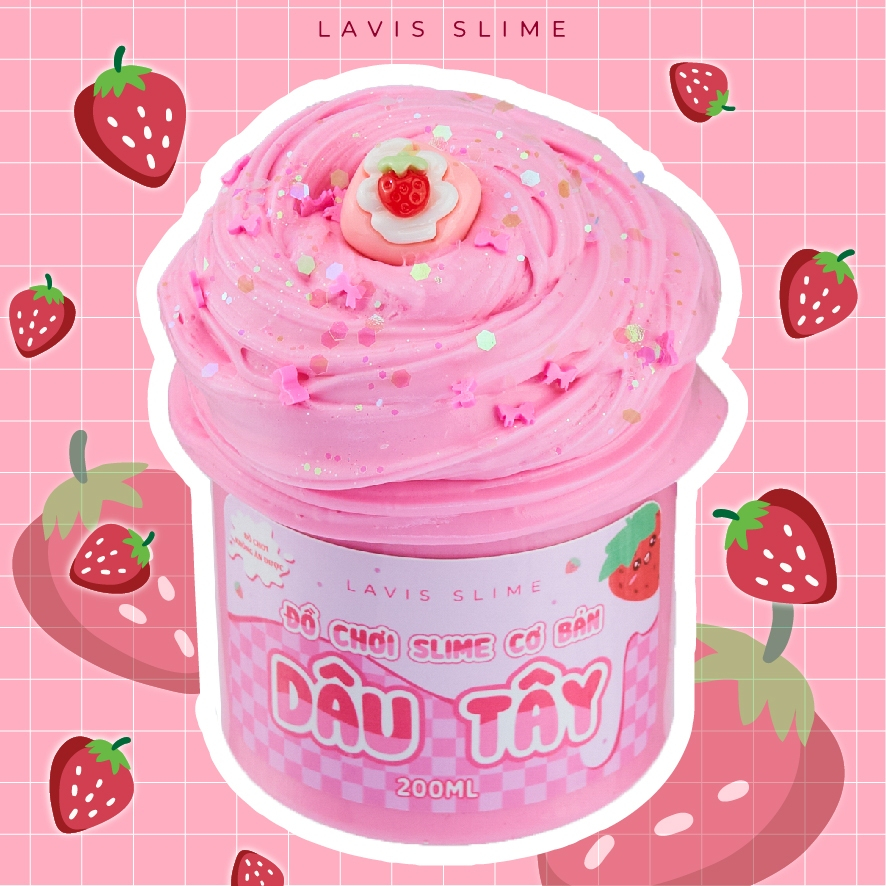 LAVIS SLIME - Slime cơ bản: Quả Dâu Best Seller An Toàn Cho Trẻ Em Đầy ...