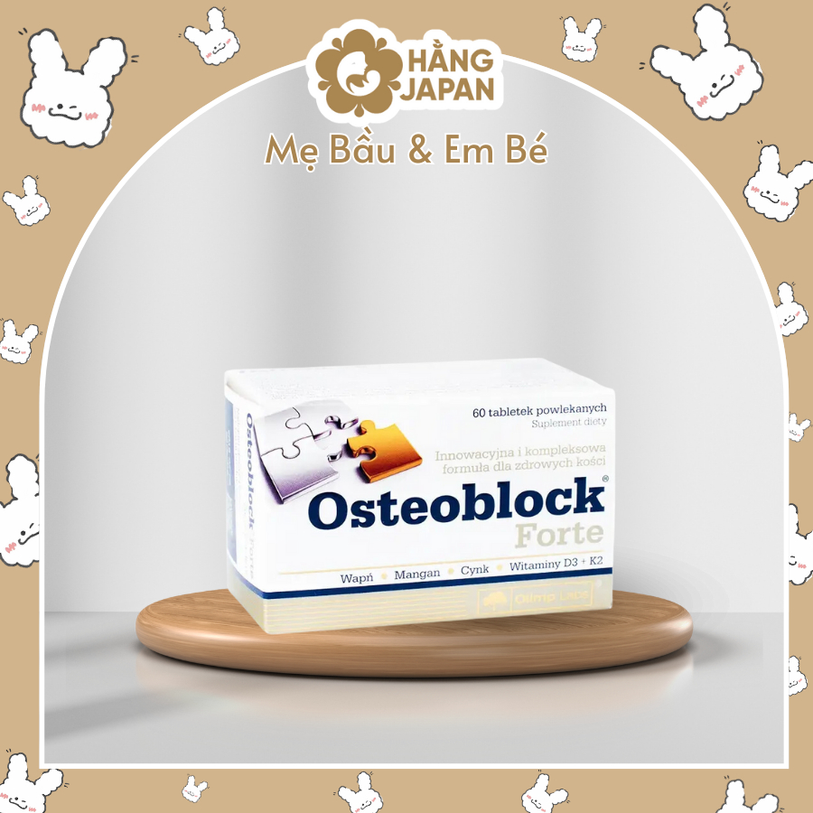 Canxi hữu cơ Osteoblock Forte bổ sung canxi, giúp xương chắc khỏe - Hộp ...
