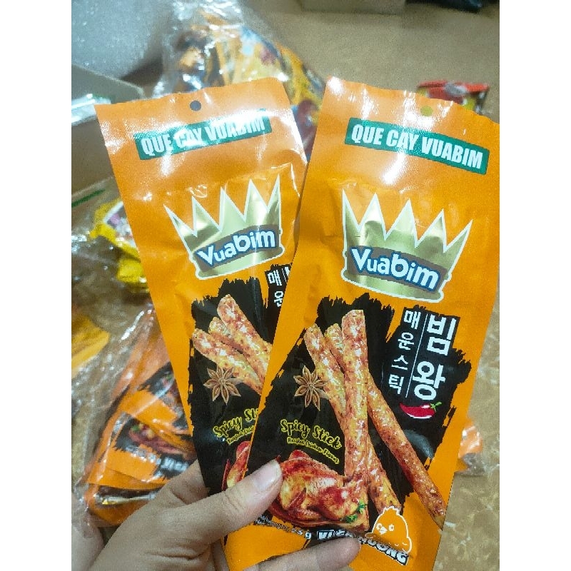 com bo 10 gói snack que cay vua bim | Shopee Việt Nam