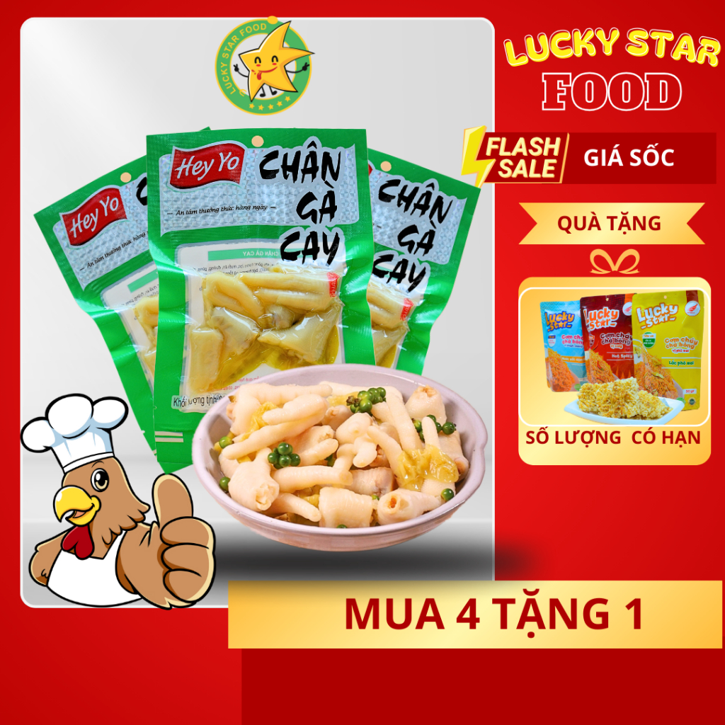Chân gà Hey yo giá rẻ chân gà nhất tâm siêu cay heyyo hey yo Việt Nam ...