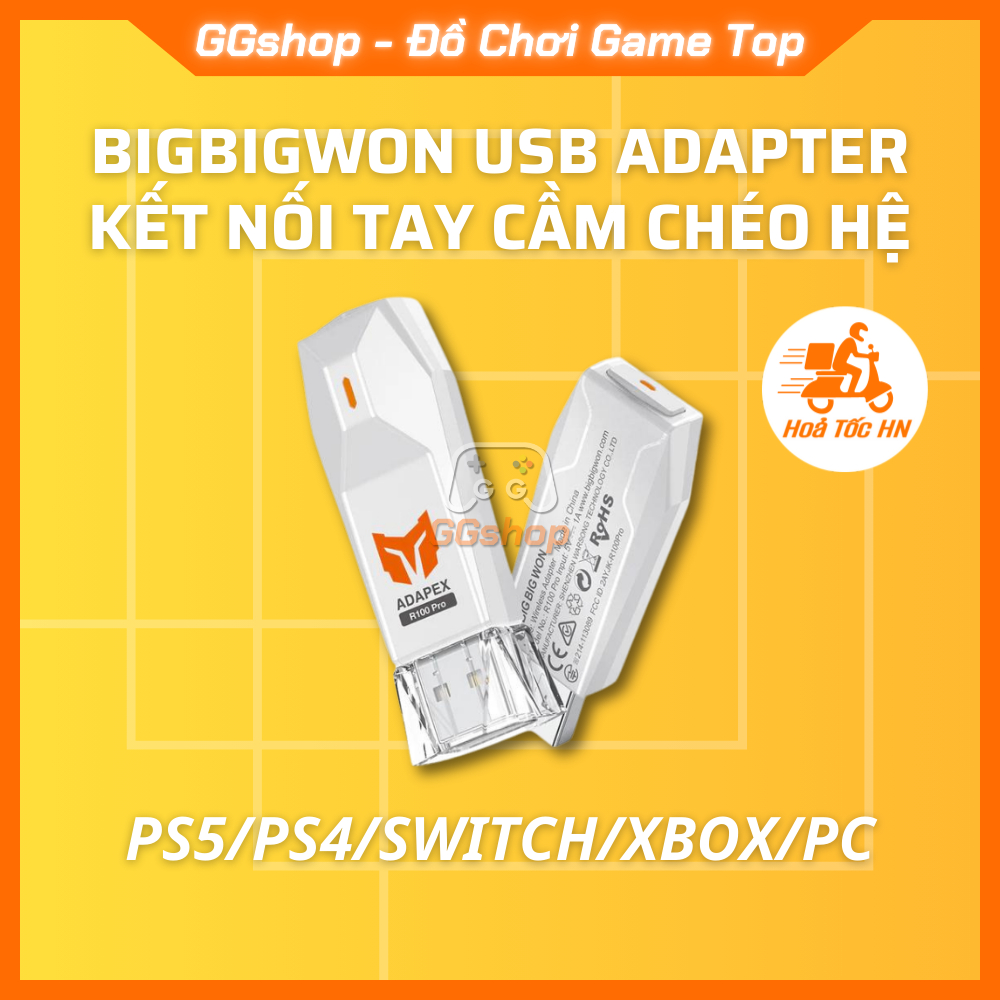 USB BIGBIGWON R100 Pro Kết Nối Chéo Hệ Tay Cầm PS5/PS4/XBOX/Switch/PC ...