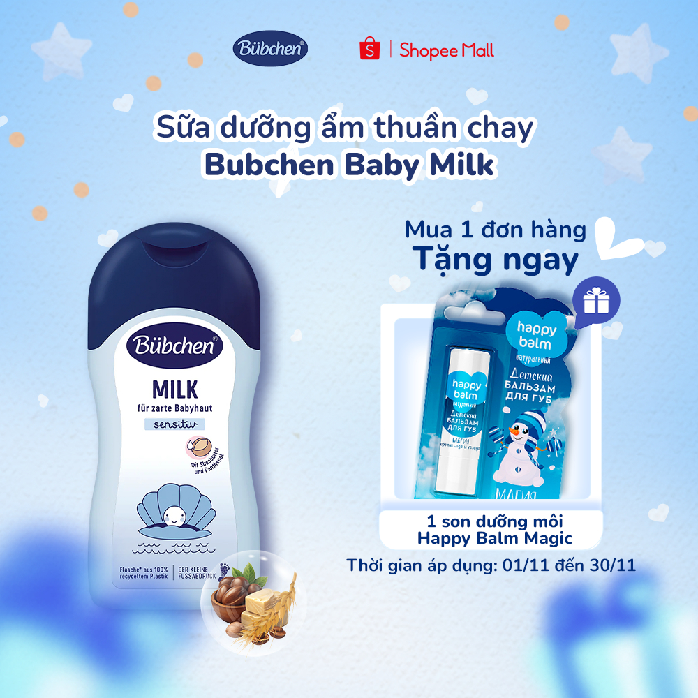 Kem dưỡng ẩm cho bé Bubchen Baby Milk 50ml | Shopee Việt Nam