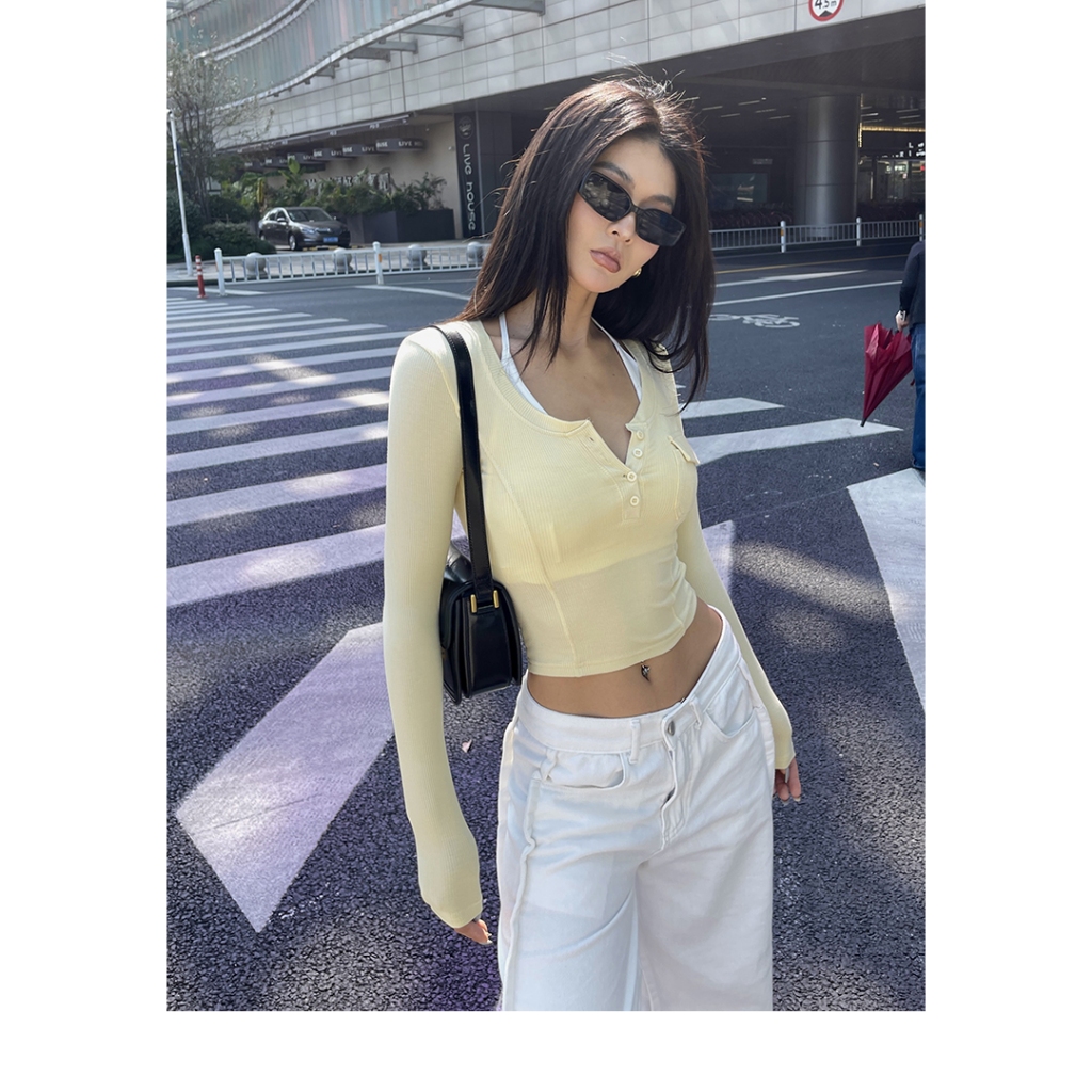 [HÌNH SP THẬT] Set Áo tay dài + Áo yếm M111 | Shopee Việt Nam