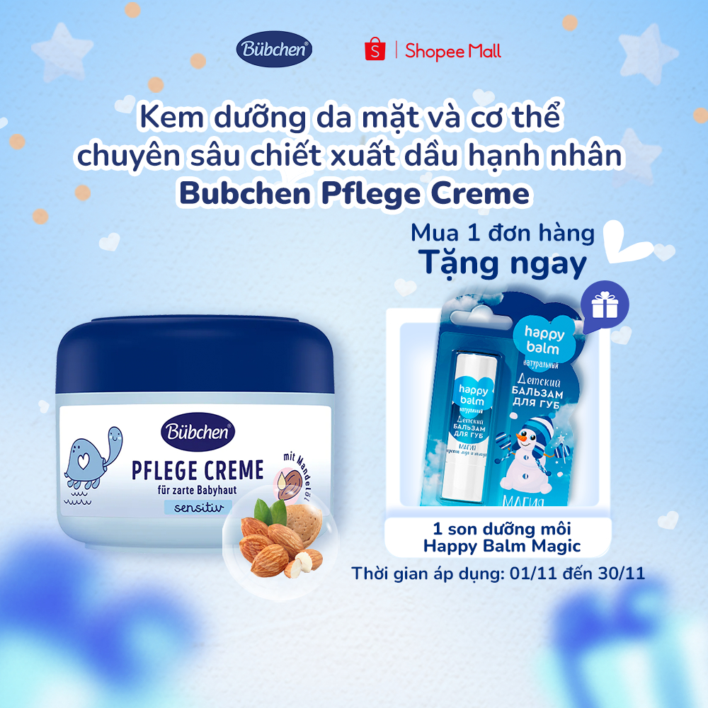 Kem dưỡng thể cho trẻ sơ sinh Bubchen Baby Pflege Creme | Shopee Việt Nam