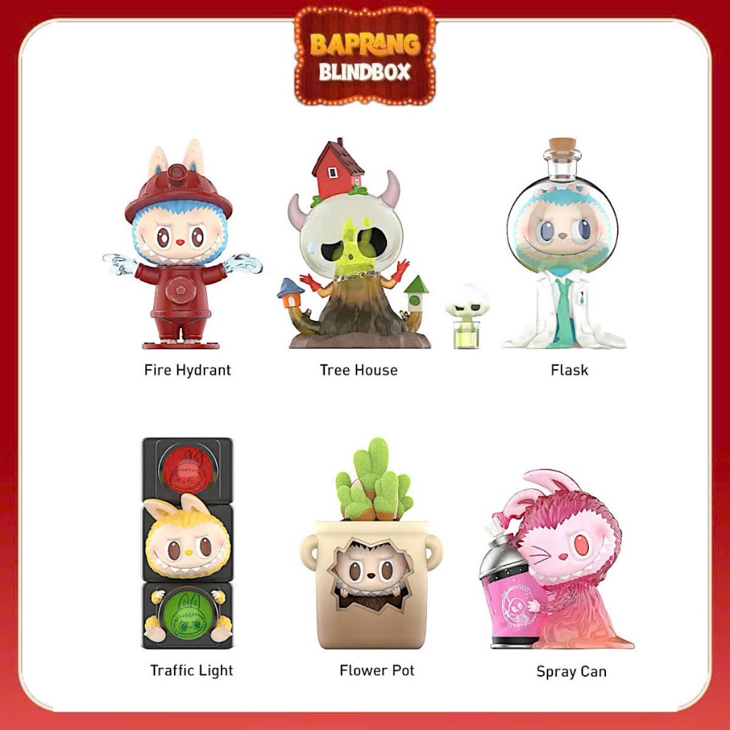[ BAPRANG BLINDBOX ] THE MONSTERS Almost Hidden Series Figures BLINDBOX ...
