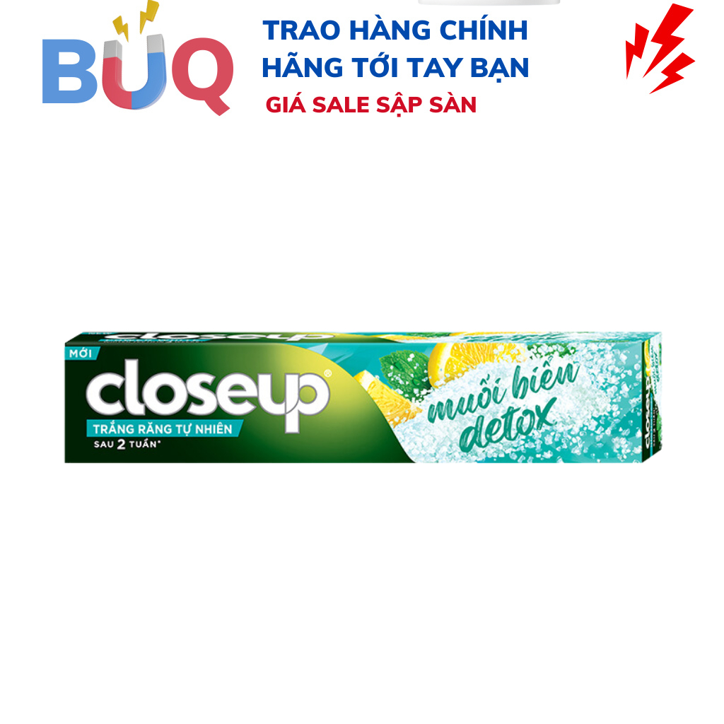 Kem Đánh Răng Closeup Trắng Răng Tự Nhiên Muối Biển Detox 80g/230g ...