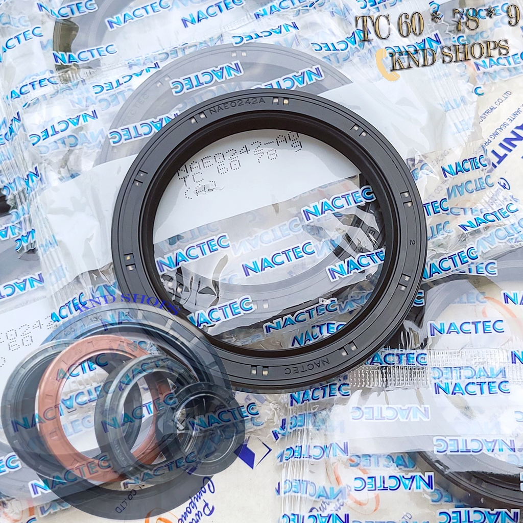 [01cai] Phớt đầu trục Nactec TC 60*78*9 Phốt chặn dầu cho trục cơ ...