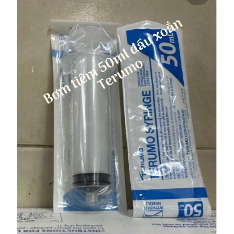 Bơm tiêm 50ml đầu xoắn Terumo (Đức)combo 5 cái | Shopee Việt Nam