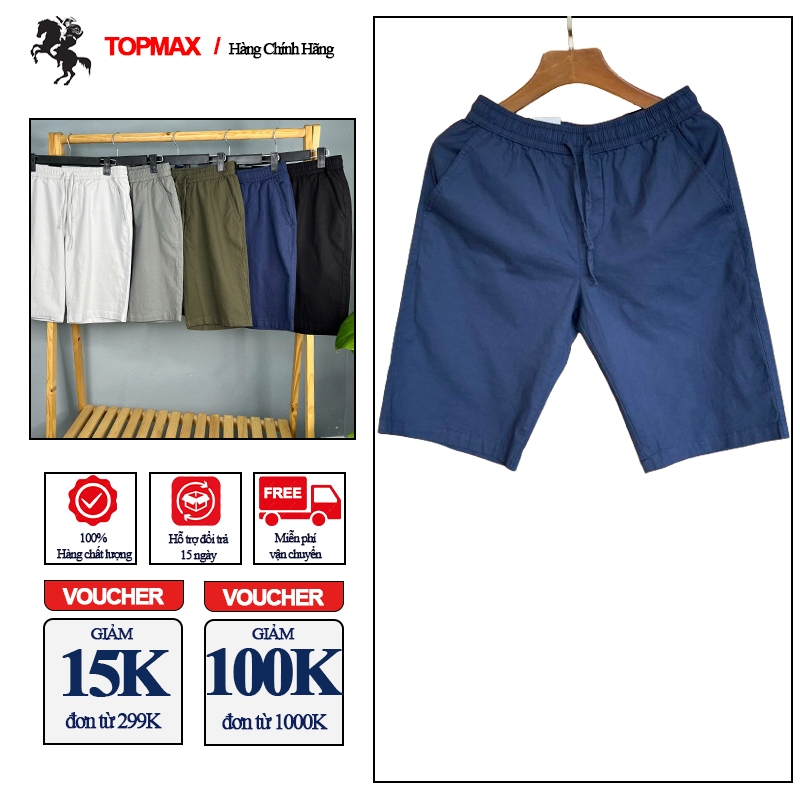Quần Sooc Đũi Nam TOPMAX, Quần Sort Nam Cao Cấp, Phom đứng, Trẻ Trung Năng Động | Shopee Việt Nam