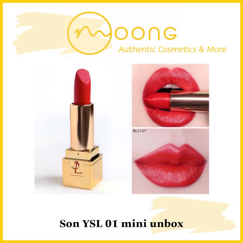 Son YSL 01 unbox [minisize] | Shopee Việt Nam