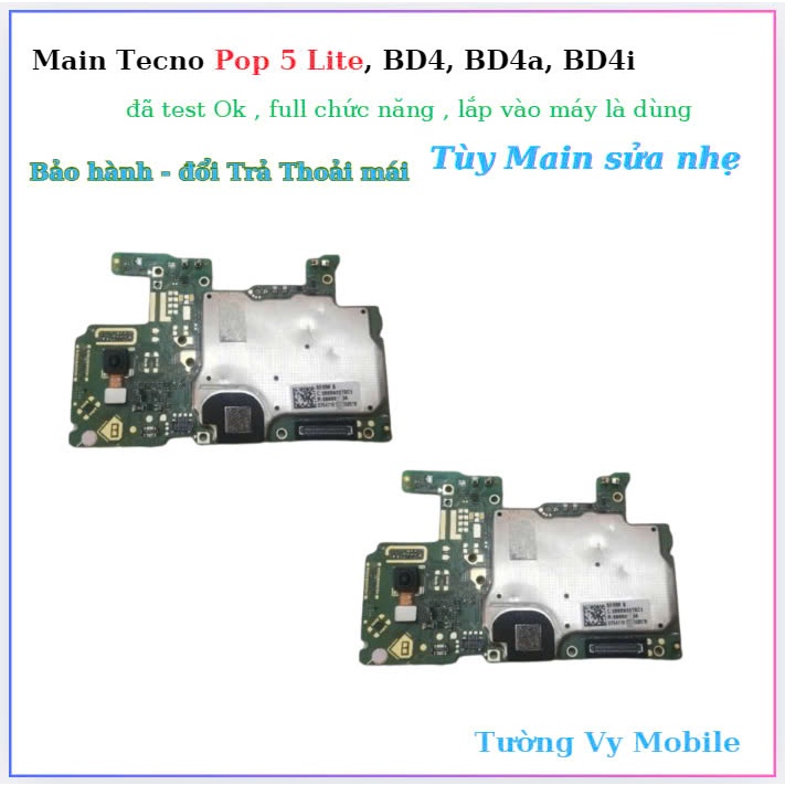Main Tecno Pop 5 Lite, BD4, BD4a, BD4i | Shopee Việt Nam