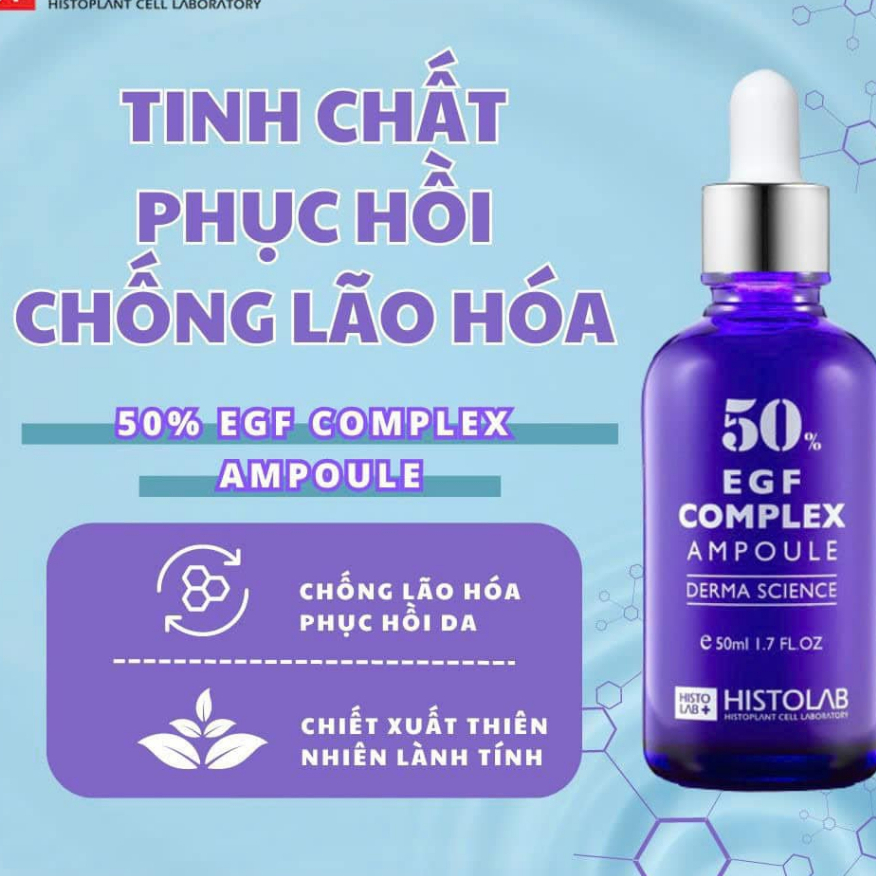 [HISTOLAB] Tinh chất trẻ hóa da - Egf complex ampoule 50% | Shopee Việt Nam