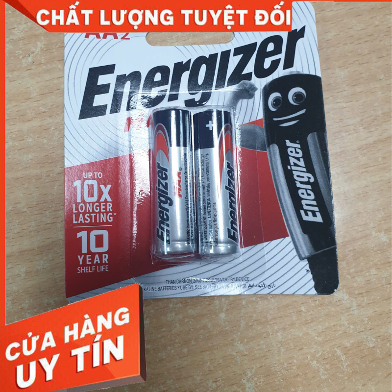 Pin Energizer AA và AAA alkaline E91 - LR6 1.5V chính hãng, pin tiểu, pin khóa từ, pin mic ...