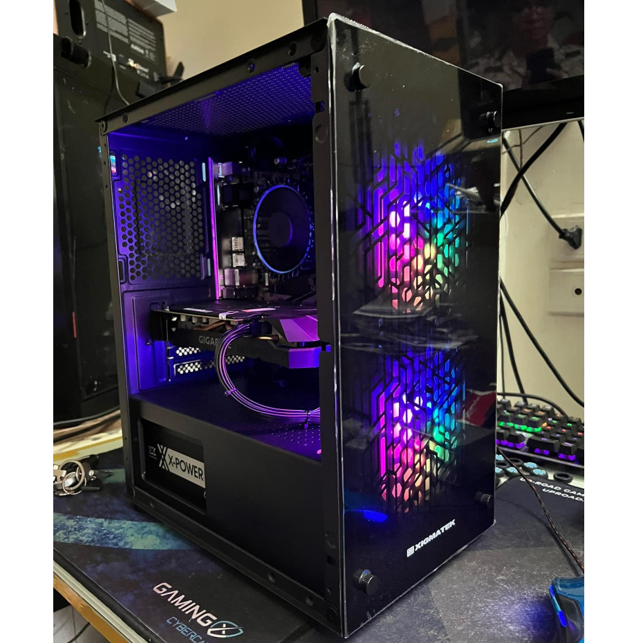 Vỏ Case XIGMATEK NYM 2F 𝐌-𝐀𝐓𝐗 (TẶNG KÈM 2FAN RGB)_ Hàng chính hãng ...