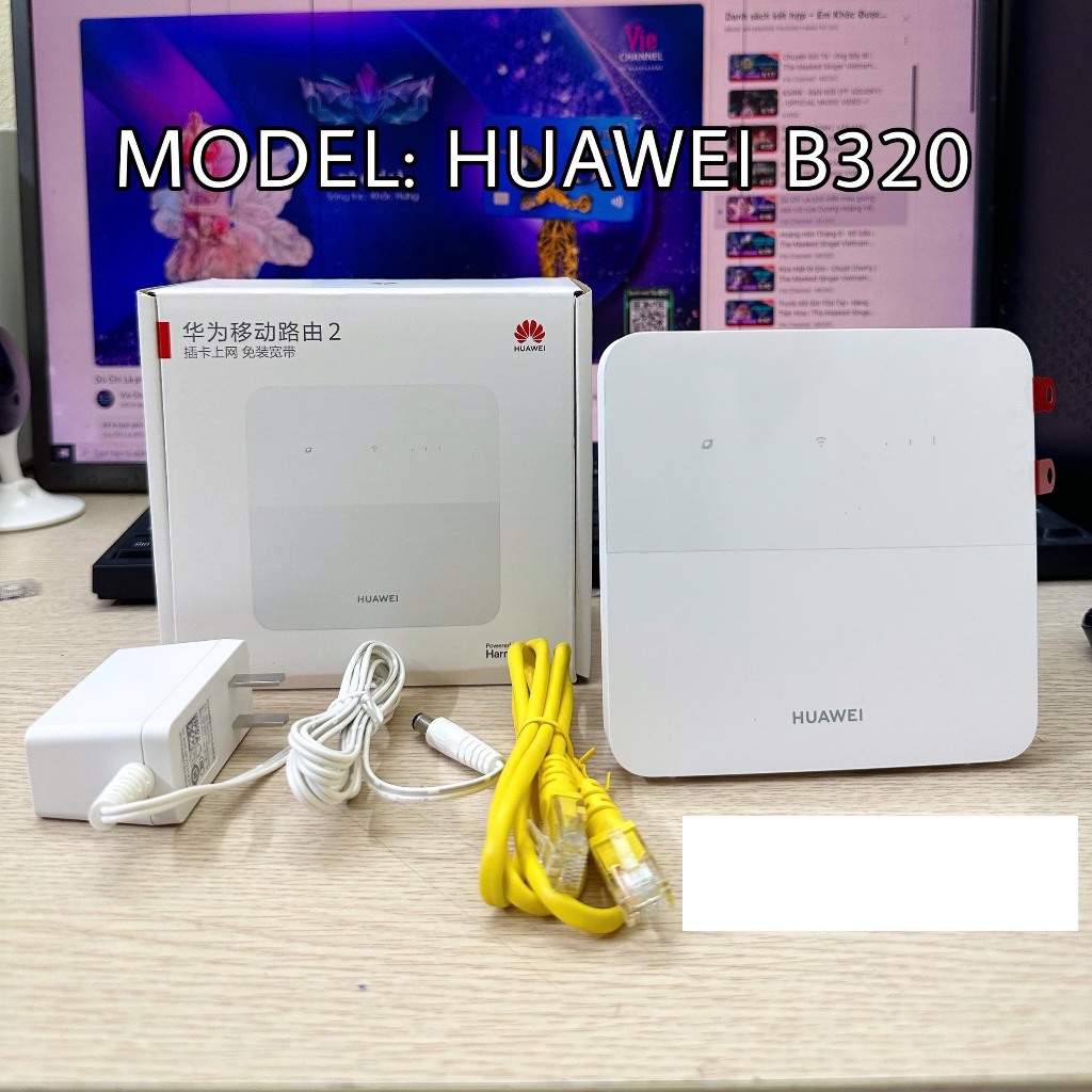 Bộ phát WiFi 4G Huawei AI Cube B900-230, Tốc độ LTE CAT6 300Mbps, WiFi ...