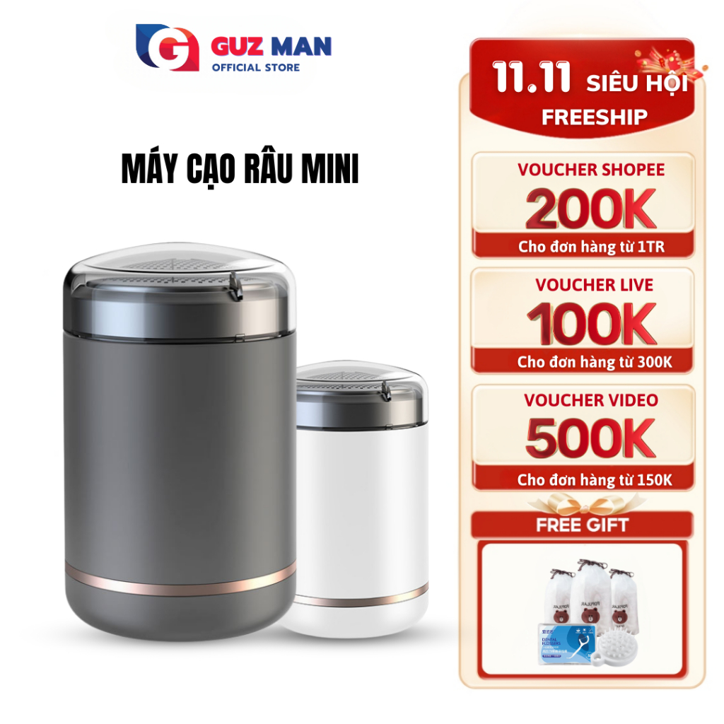 Máy Cạo Râu Mini METIS Bỏ Túi Đa Năng, 3 Lưỡi Dao Inox, Kháng Nước ...