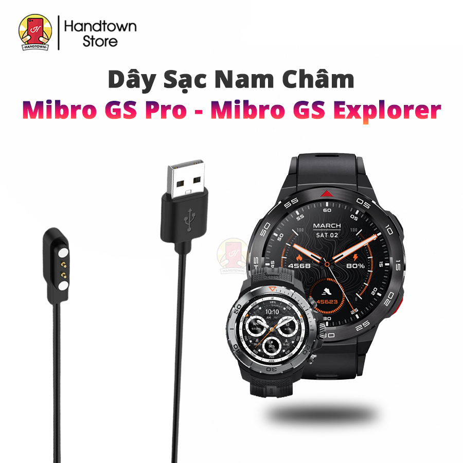 Sạc Nam Châm Dài 1M Dành Cho Đồng Hồ Thông Minh Mibro GS Pro Và Mibro ...
