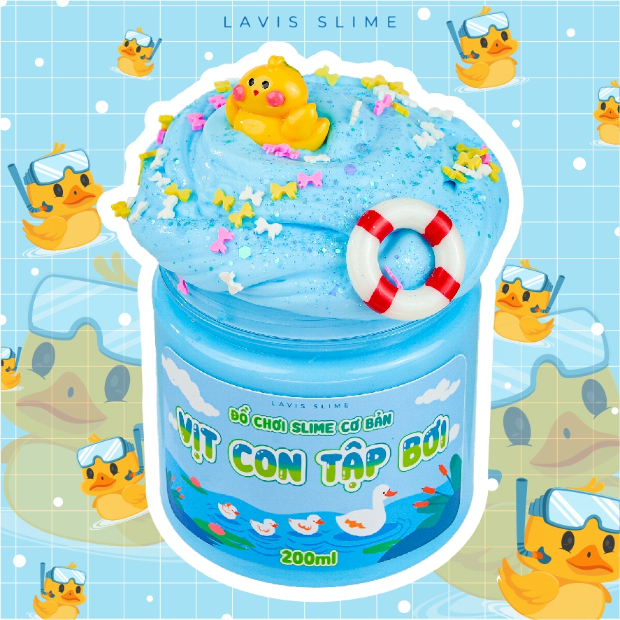 LAVIS SLIME - Slime cơ bản: Vịt Con Tập Bơi Best Seller An Toàn Cho Trẻ ...