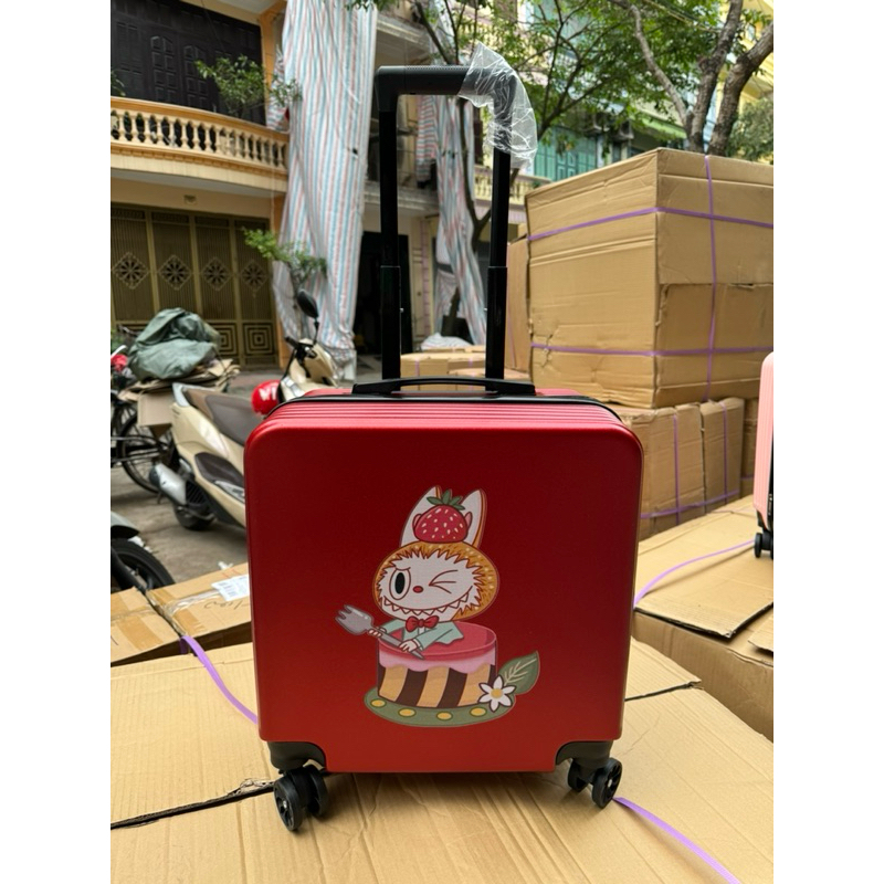 Vali kéo LABUBU hàng cao cấp size 20inch TẶNG thẻ tên silicon cho bé ...