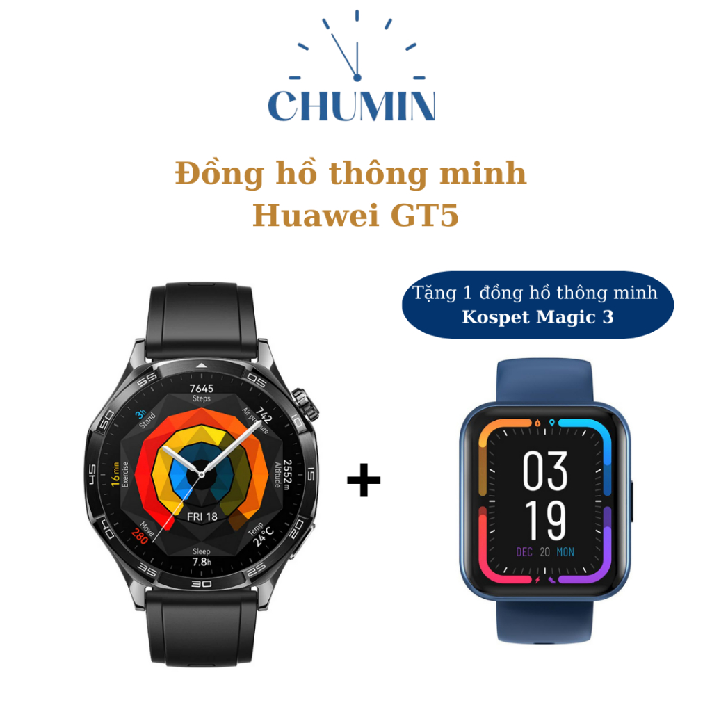 Đồng Hồ Thông Minh HUAWEI WATCH GT5 46mm | Hỗ trợ nghe gọi |Theo Dõi ...