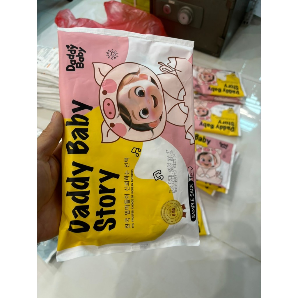 Tổng hợp miếng thử Bỉm các loại ( Supdry, Daddy Baby, Gooby ...