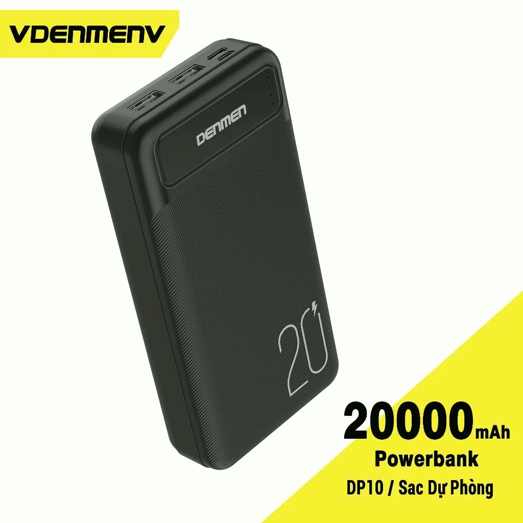 Sạc dự phòng VDENMENV DP dung lượng 10000 - 20000mAh hỗ trợ sạc nhanh BH 3 tháng chính hãng ...