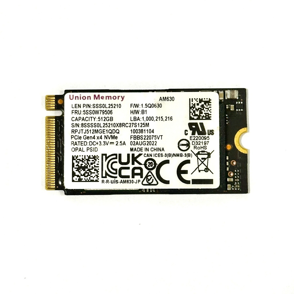 SSD M2 NVMe PCI-e Union Memory AM630 512GB GEN 4x4 | Shopee Việt Nam