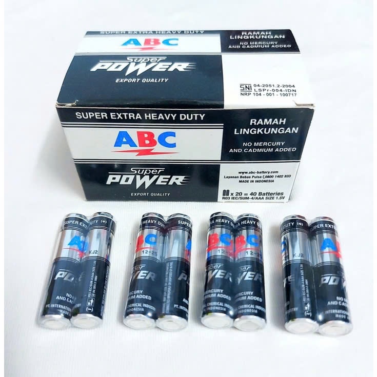 Pin ABC đũa nhỏ 3A đen - Cặp | Shopee Việt Nam