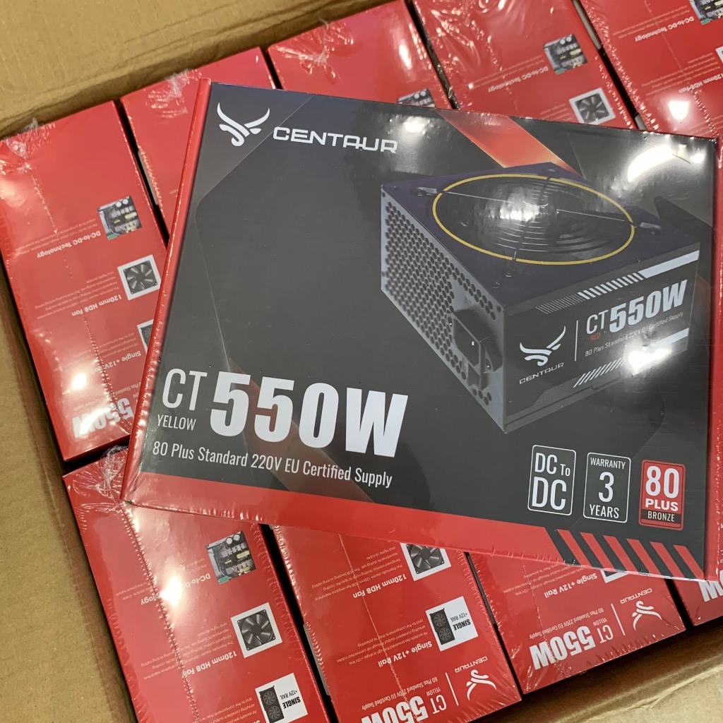 Nguồn Centaur CT550W Red 80 plus Bronze 550W BH 36 Tháng | Shopee Việt Nam