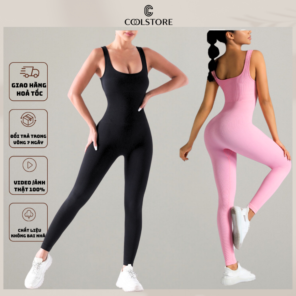 Bộ Jum Dài dệt kim loại 1 có mút cố định, ôm định hình cơ thể COOLSTORE ...