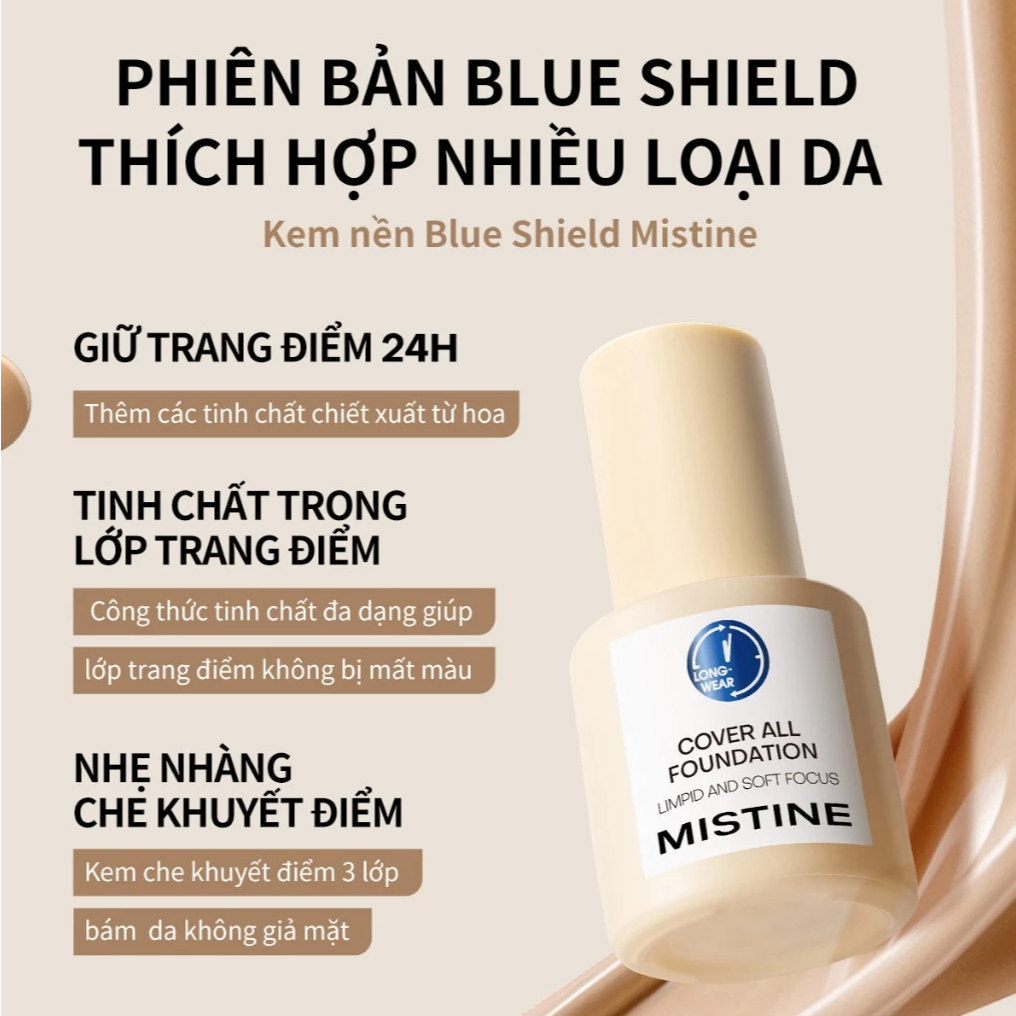 [MISTINE] Kem nền Mistine kiềm dầu, chống nước lâu trôi 30g | Shopee ...