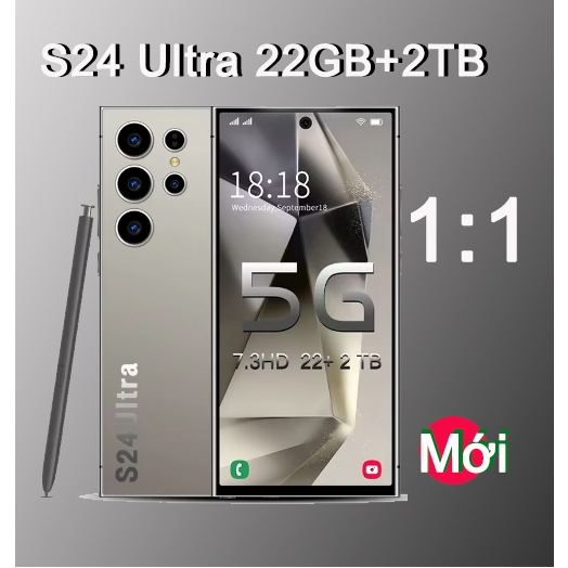 S24 Ultra Điện thoại thông minh Màn hình lớn 7,3 inch Pin lớn 8000mAh ...