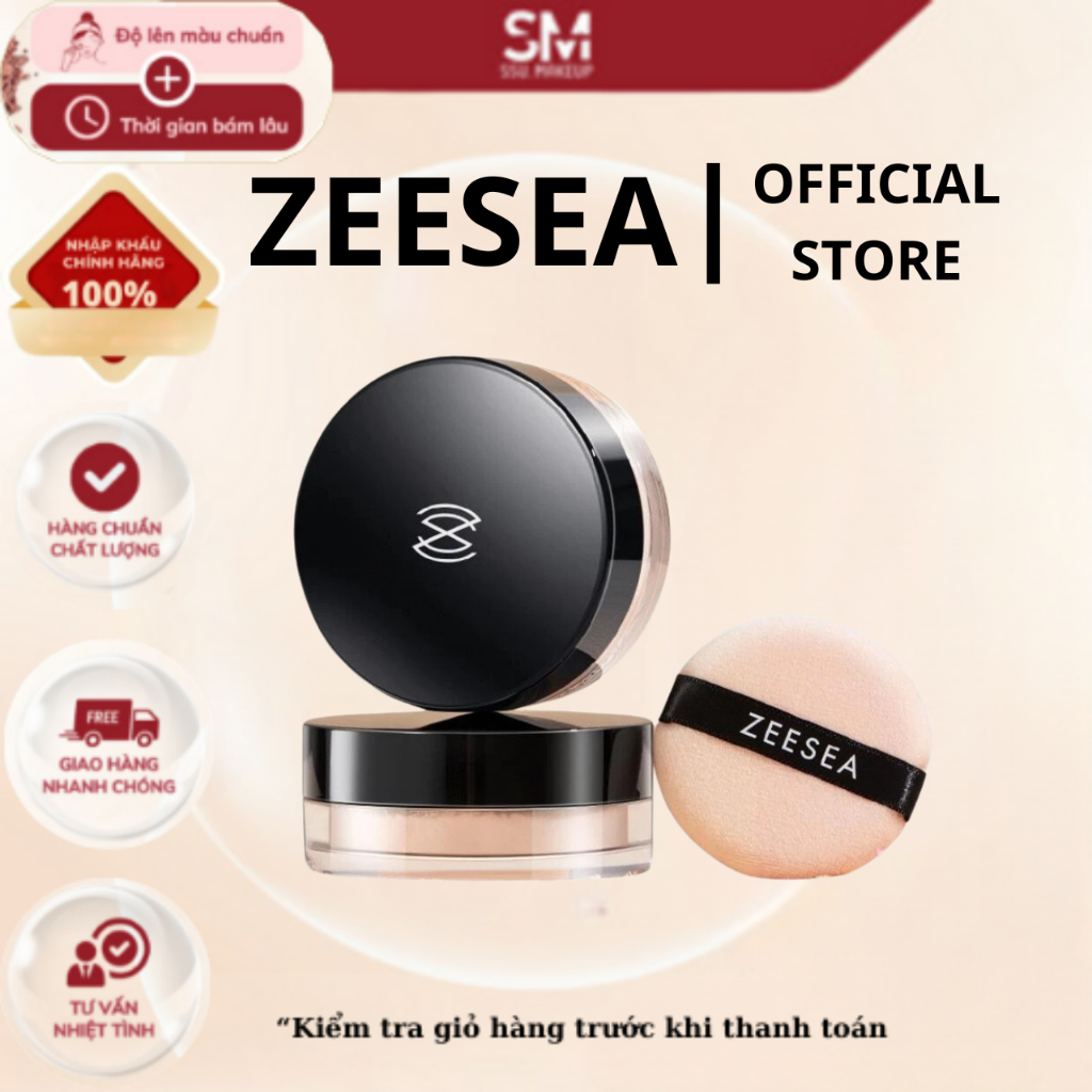 [ZEESEA] Phấn phủ bột Zeesea nắp đen | Shopee Việt Nam