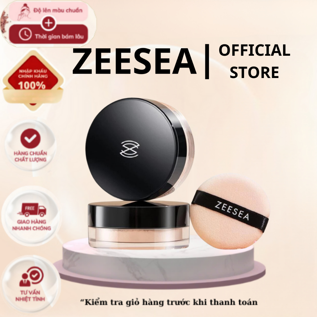 [ZEESEA] Phấn phủ bột Zeesea nắp đen | Shopee Việt Nam