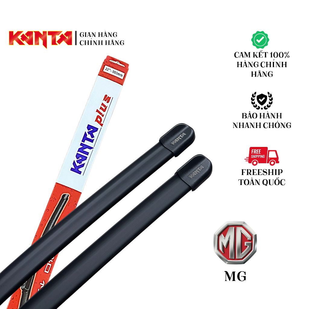 [MG] - Bộ 2 Gạt Mưa KANTA PLUS - Gạt mưa chính hãng Kanta - MG3 MG5 ZS ...