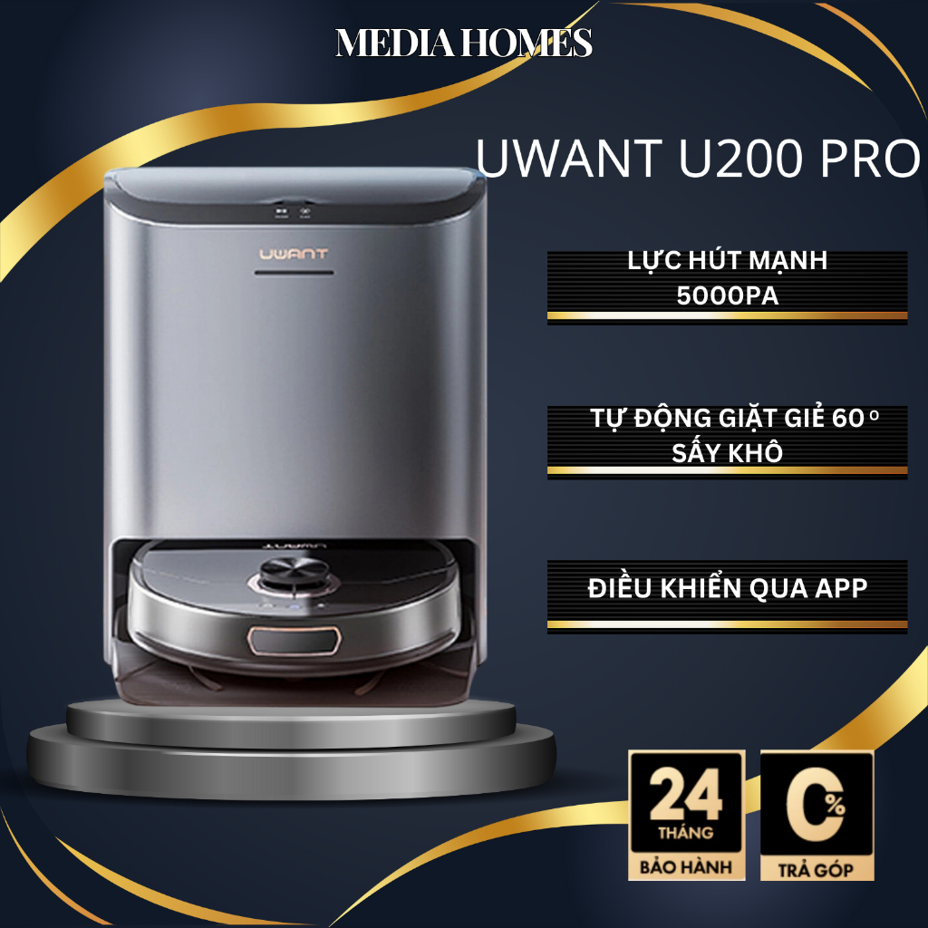 Robot Hút Bụi Lau Nhà Uwant U260/U200 Pro Hàng Chính Hãng, Bản Quốc Tế | Shopee Việt Nam