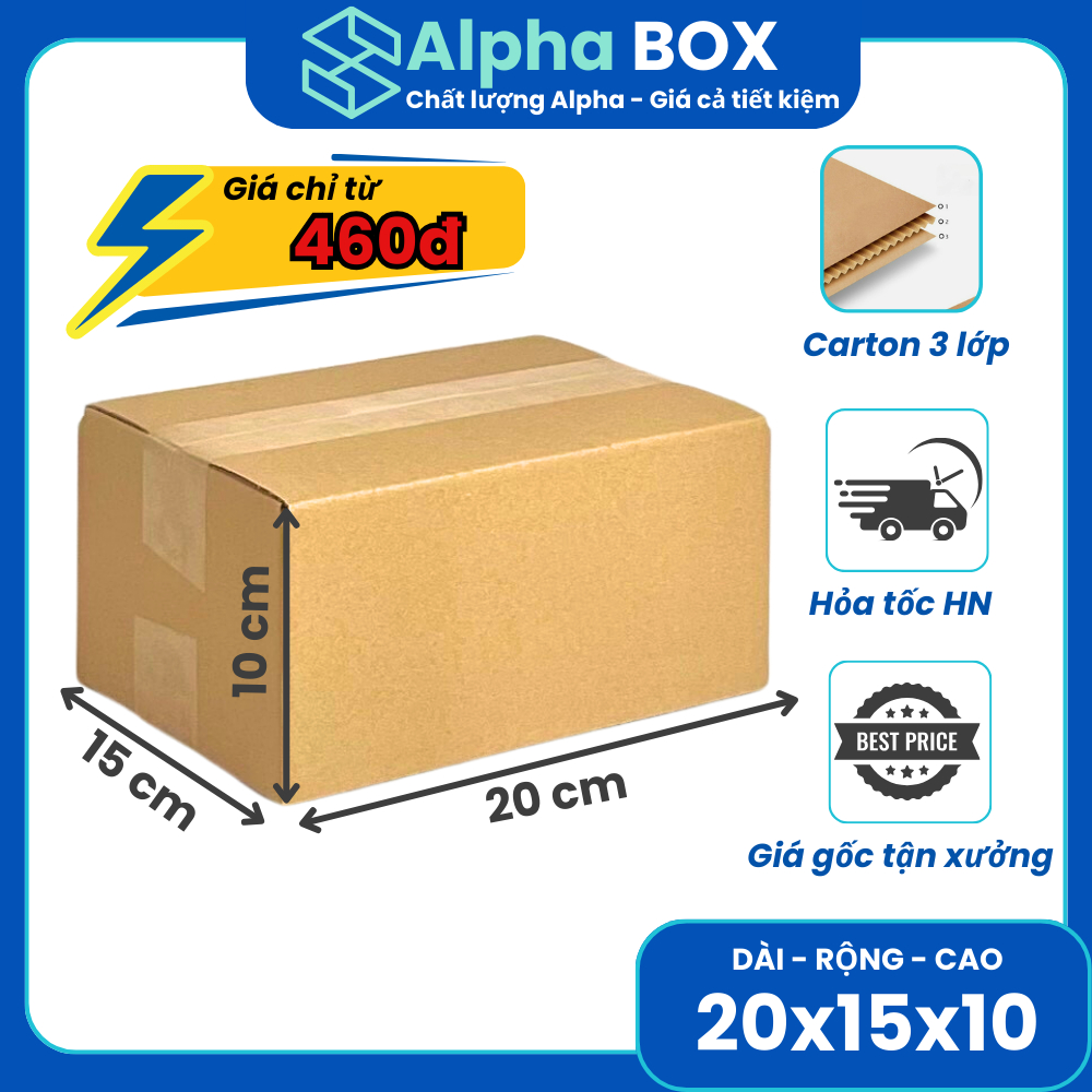 Hộp carton đóng hàng NHIỀU KÍCH THƯỚC, thùng hộp đóng hàng giá rẻ ...