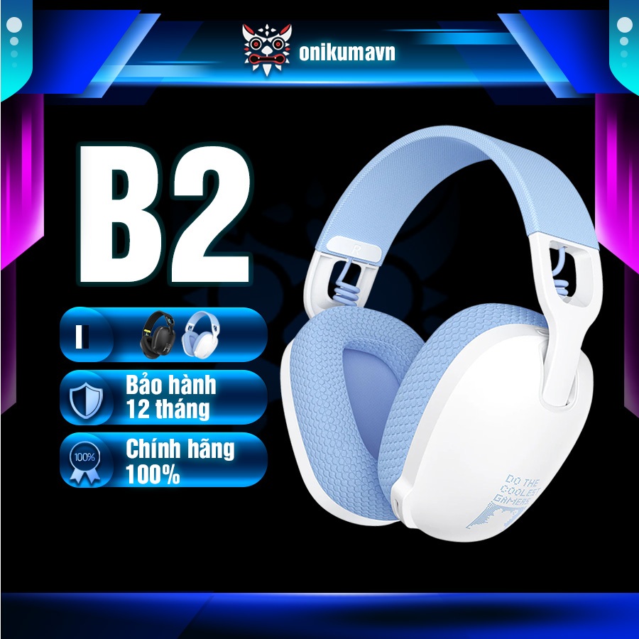 Tai Nghe Gaming Ba Chế Độ ONIKUMA B2 2.4G/Bluetooth 5.3/Có Dây, Micrô ...