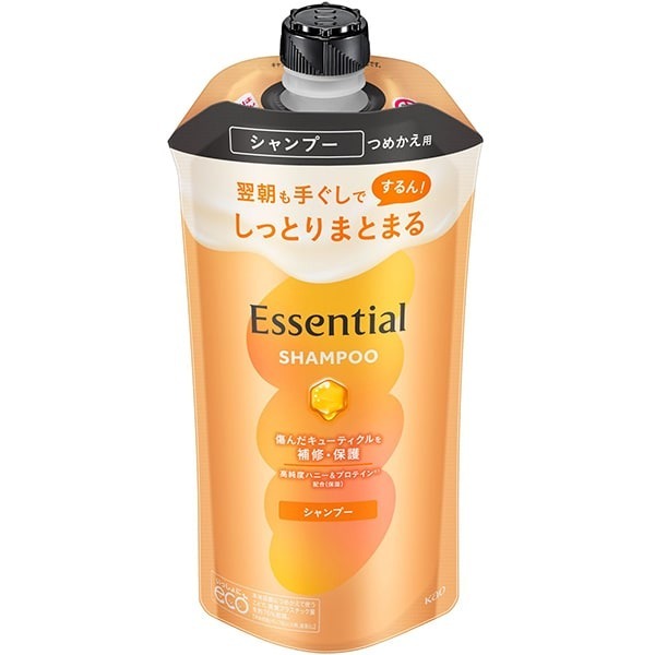 KAO Essential Shampoo Softly easier to settle Refill 300ml [Shampoo ...