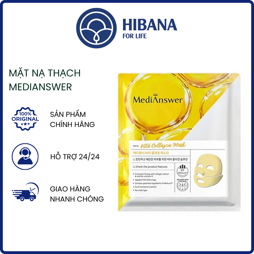 Mặt Nạ Thạch Ngừa Lão Hóa Da Medi Answer Vita Collagen Mask | Shopee ...