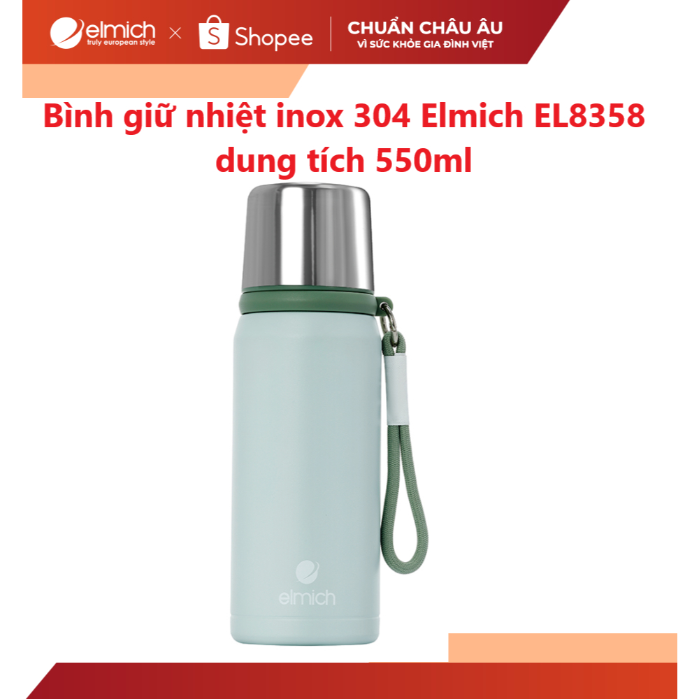 Bình giữ nhiệt inox 304 Elmich EL8358 dung tích 550ml | Shopee Việt Nam